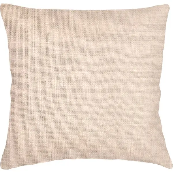 Anaya So Soft Linen Euro Pillow With Down Insert - Sandy Beige