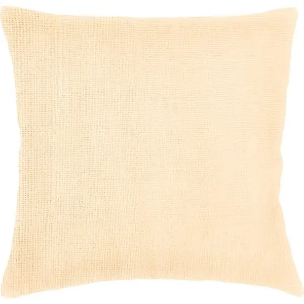 Anaya So Soft Linen Euro Pillow With Down Insert - Yellow