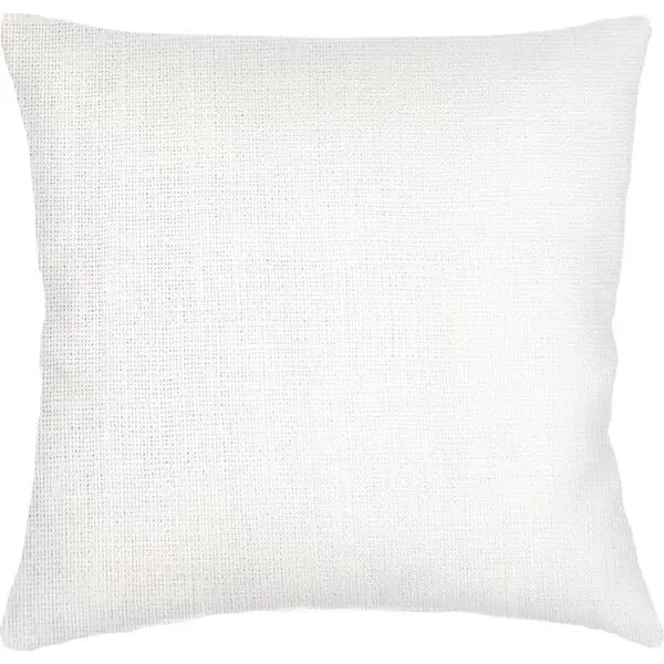Anaya So Soft Linen Pillow With Down Insert - Bright White