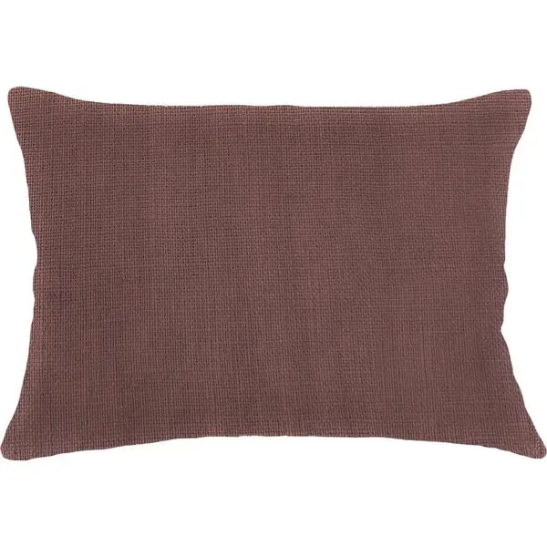 Anaya So Soft Linen Pillow With Down Insert - Chestnut Brown