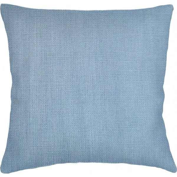 Anaya So Soft Linen Pillow With Down Insert - Coastal Blue