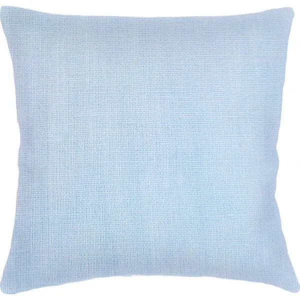 Anaya So Soft Linen Pillow With Down Insert - Light Blue