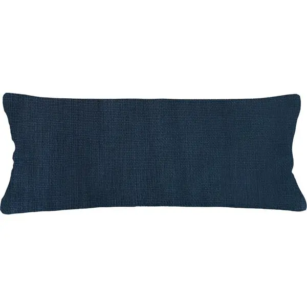 Anaya So Soft Linen Pillow With Down Insert - Navy Blue