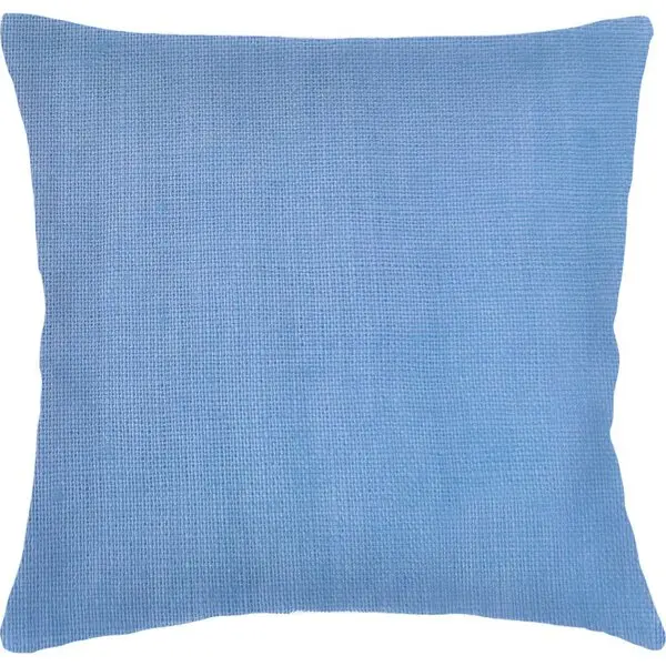 Anaya So Soft Linen Pillow With Down Insert - Ocean Blue