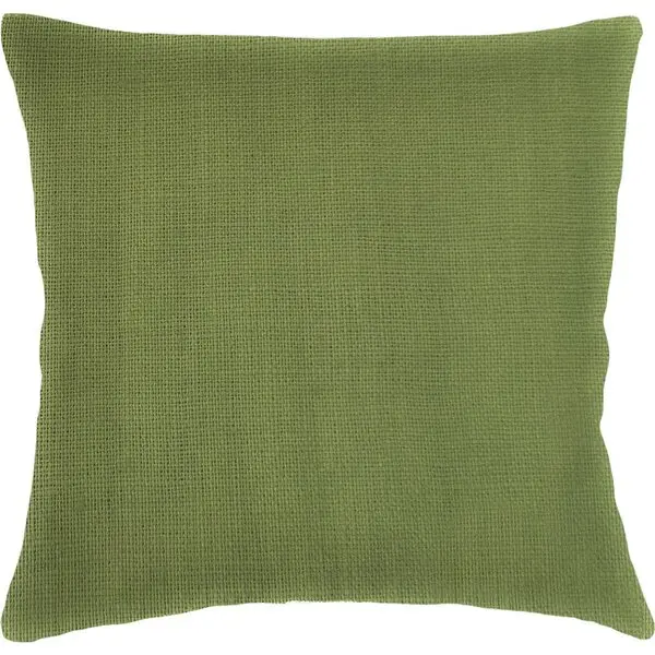 Anaya So Soft Linen Pillow With Down Insert - Pure Green