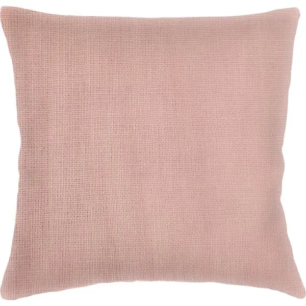 Anaya So Soft Linen Pillow With Down Insert - Rose Pink