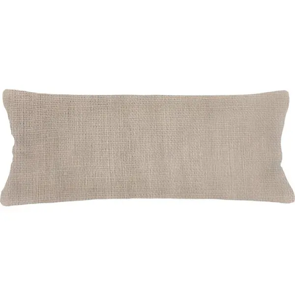 Anaya So Soft Linen Pillow With Down Insert - Rustic Beige
