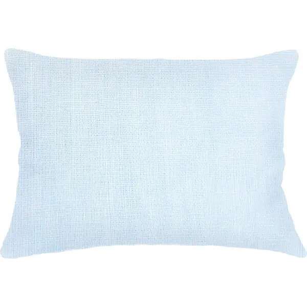 Anaya So Soft Linen Pillow With Down Insert - Sky Blue