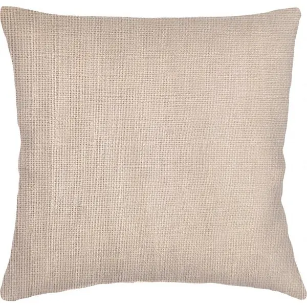 Anaya So Soft Linen Pillow With Down Insert - Warm Beige