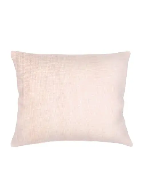 Anaya So Soft Linen Dutch Euro Pillow With Down Insert - Light Pink