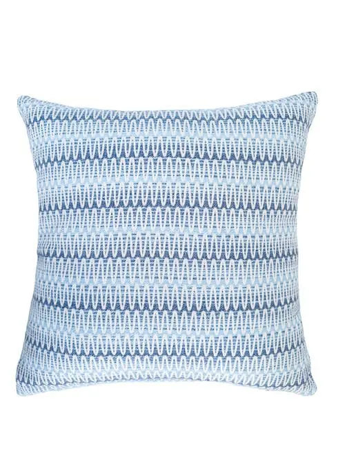 Anaya Summer Twist Indoor Outdoor Pillow - Blue