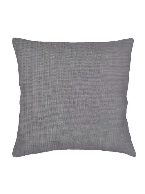 Anaya So Soft Linen Pillow With Down Alternative Insert - Classic Grey