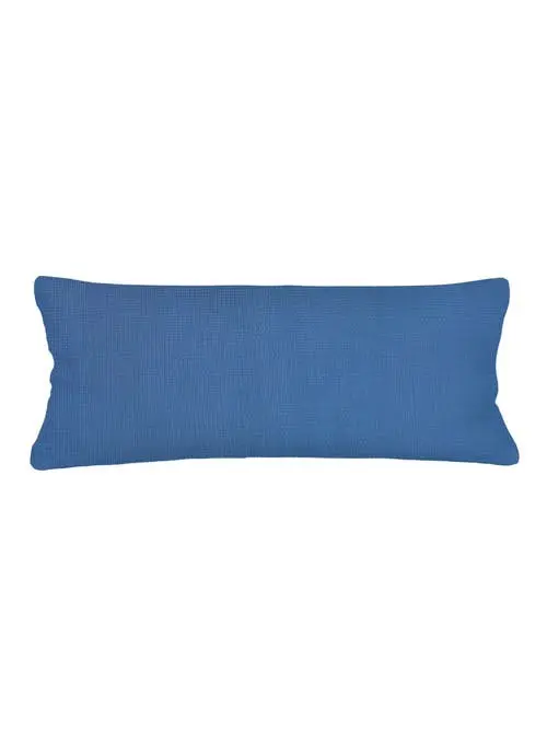 Anaya So Soft Linen Pillow With Down Alternative Insert - Cobalt Blue