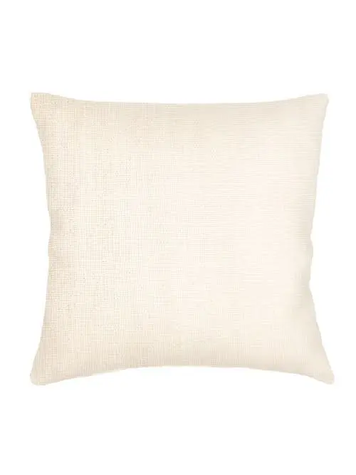 Anaya So Soft Linen Pillow With Down Alternative Insert - Ivory