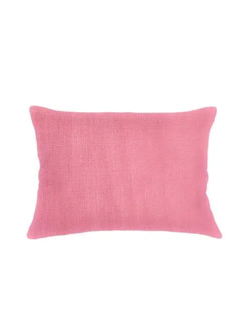 Anaya So Soft Linen Pillow With Down Alternative Insert - Rouge