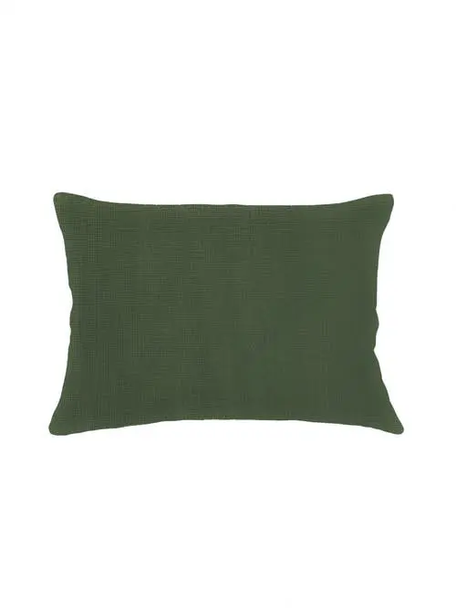 Anaya So Soft Linen Pillow With Down Alternative Insert - Spruce