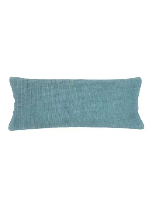 Anaya So Soft Linen Pillow With Down Alternative Insert - Turquoise