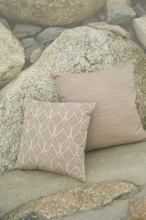 Anaya Coastal Breeze Indoor Outdoor Pillow - Mocha