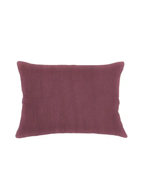 Anaya So Soft Linen Pillow Cover Only - Maroon