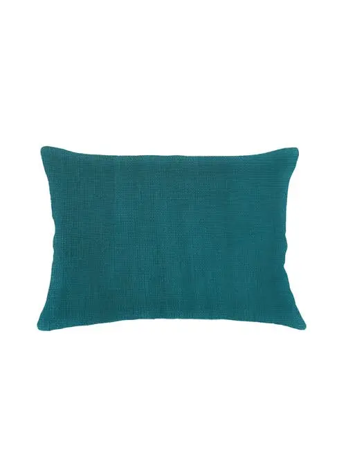 Anaya So Soft Linen Pillow Cover Only - Peacock Blue