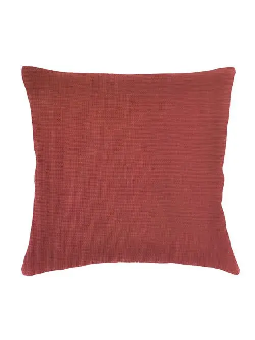 Anaya So Soft Linen Pillow Cover Only - Rustic Red