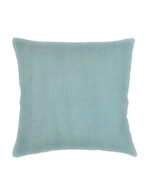 Anaya So Soft Linen Euro Pillow Cover Only - Mist Blue
