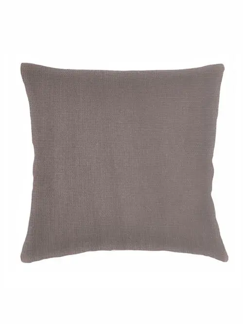 Anaya So Soft Linen Euro Pillow Cover Only - Taupe