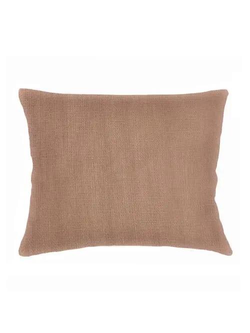 Anaya So Soft Linen Dutch Euro Pillow With Down Alternative Insert - Latte