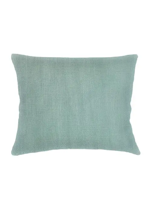 Anaya So Soft Linen Dutch Euro Pillow With Down Alternative Insert - Mint Green