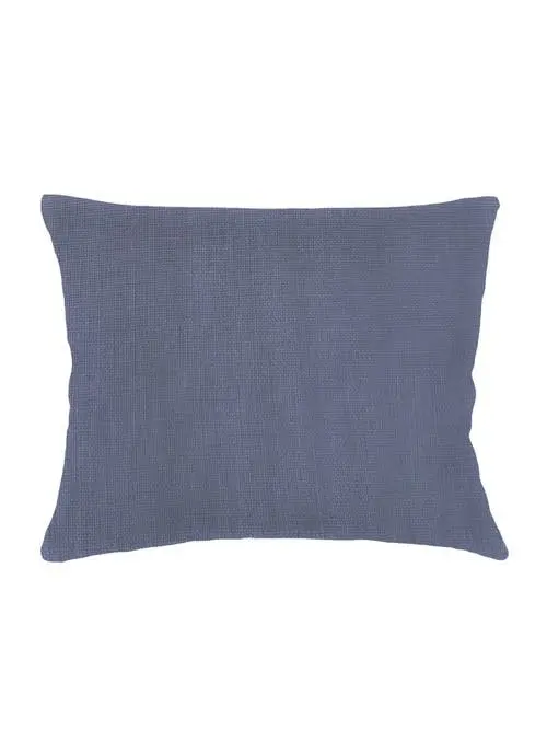 Anaya So Soft Linen Dutch Euro Pillow With Down Alternative Insert - Pacific