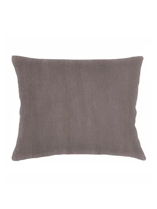 Anaya So Soft Linen Dutch Euro Pillow With Down Alternative Insert - Taupe
