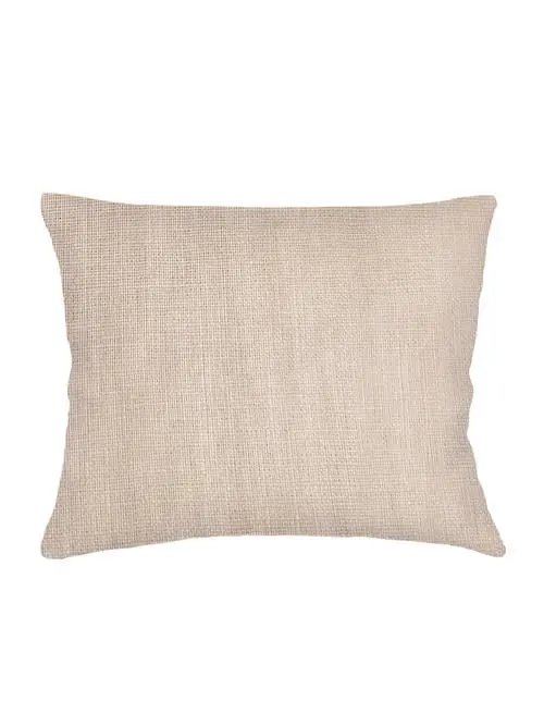 Anaya So Soft Linen Dutch Euro Pillow With Down Alternative Insert - Warm Beige