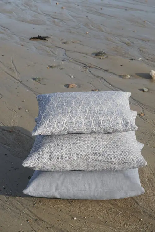 Anaya Summer Flora Indoor Outdoor Pillow - Indigo