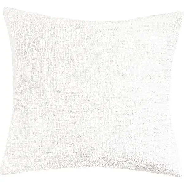Anaya Seaside Smooth Indoor Outdoor Pillow - White