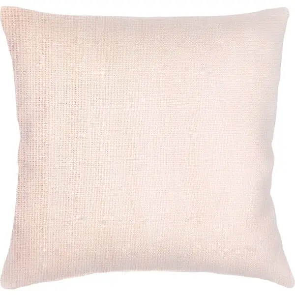Anaya So Soft Linen Euro Pillow With Down Alternative Insert - Light Pink