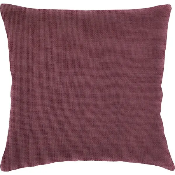 Anaya So Soft Linen Euro Pillow With Down Alternative Insert - Maroon