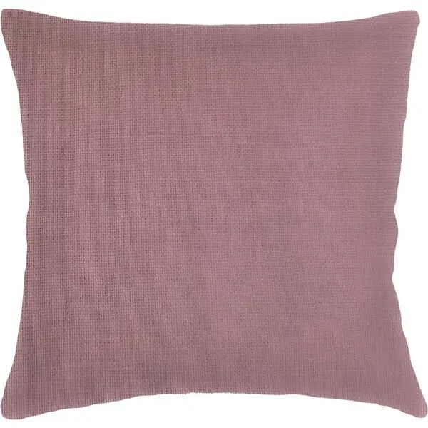 Anaya So Soft Linen Euro Pillow With Down Alternative Insert - Mauve