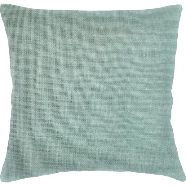 Anaya So Soft Linen Euro Pillow With Down Alternative Insert - Mint Green