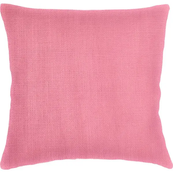 Anaya So Soft Linen Euro Pillow With Down Alternative Insert - Rouge