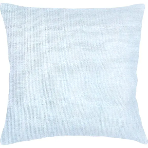 Anaya So Soft Linen Euro Pillow With Down Alternative Insert - Sky Blue