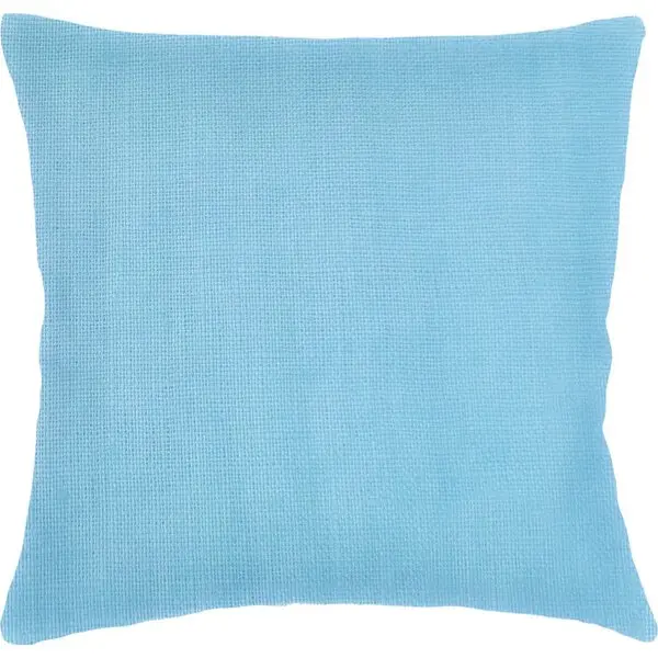Anaya So Soft Linen Euro Pillow With Down Alternative Insert - Surf