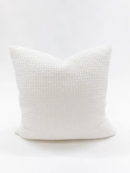 Anaya Cool Cotton Waffle Weave Pillow Cover Only