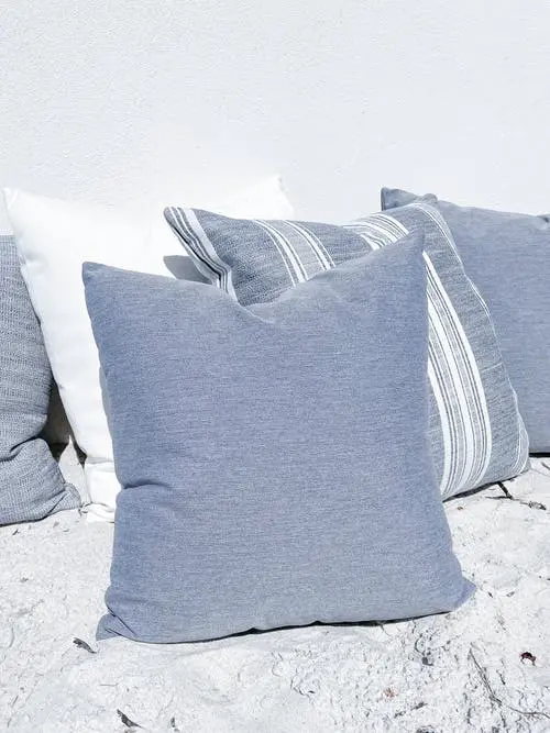 Anaya Essential Indoor Outdoor Pillow - Blue