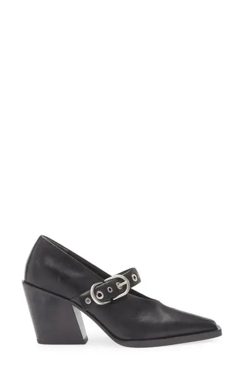 Rag & Bone Joni Mary Jane Pump - Black Leather | Editorialist display picture 3