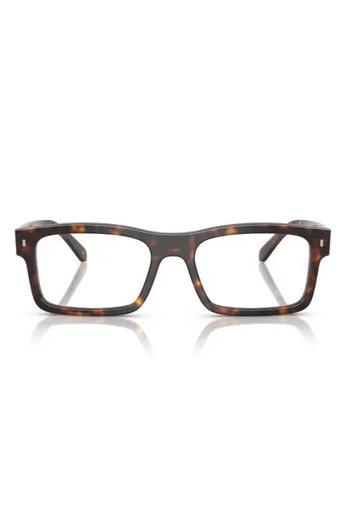 Ray-ban 54mm Rectangular Eyeglasses - Havana