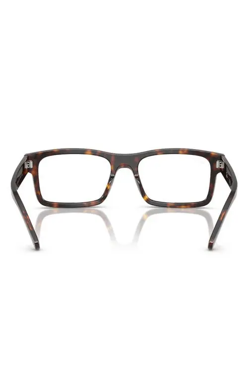 Ray-ban 54mm Rectangular Eyeglasses - Havana