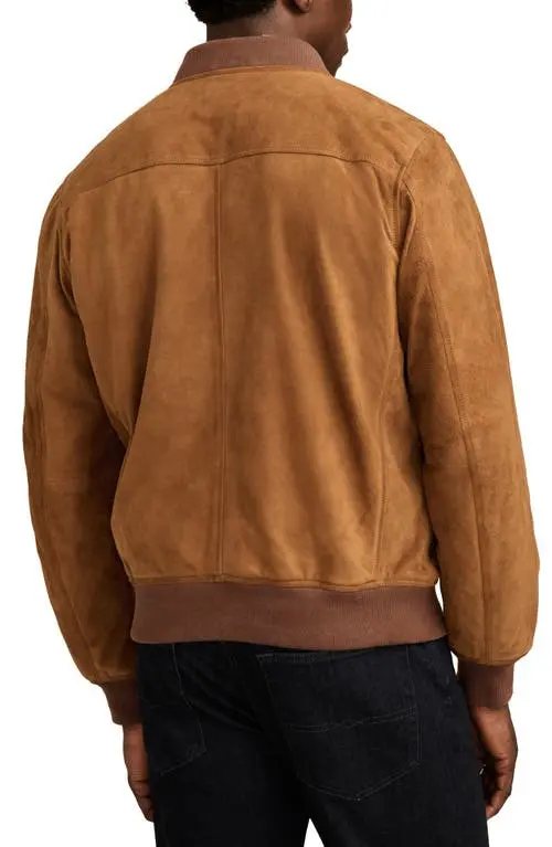 Lucky Brand Suede Bomber Jacket