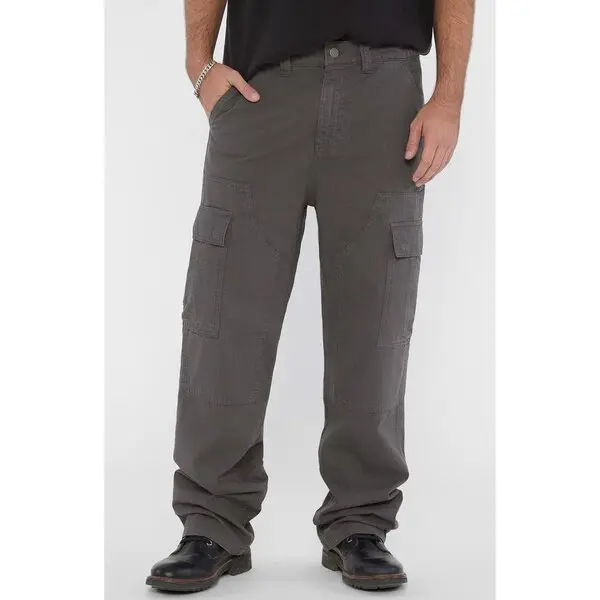 GUESS ORIGINALS Ripstop Panel Mid-rise Cargo Pants