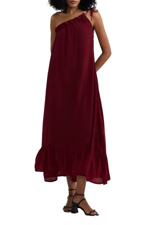 REISTOR One-shoulder Midi Dress - Solid