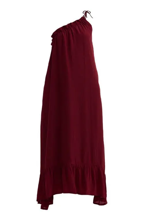 REISTOR One-shoulder Midi Dress - Solid